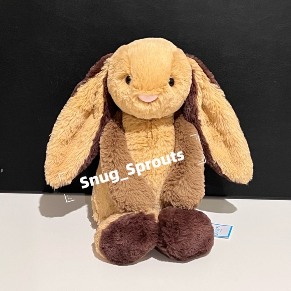 Jellycat | Other | Nwt Authentic Jellycat Bashful Patchwork Brown Bunny ...